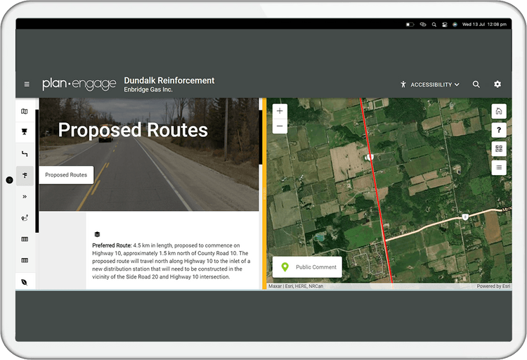 AECOM - PlanEngage - Dundalk Reinforcement | Ontario, Canada